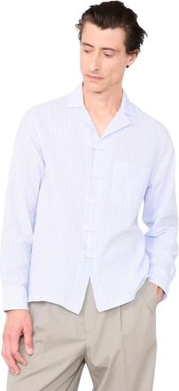 Officine G&eacute;n&eacute;rale Homme, Chemises, Multicolore, Taille: S Shirt OFF E26
