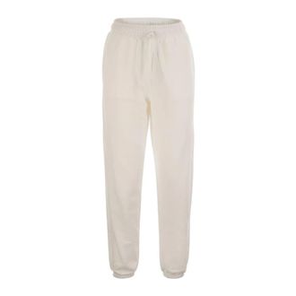 Polo Ralph Lauren Femme, Pantalons, Blanc, Taille: 36 FR Pantalon de surv&ecirc;tement coupe d&eacute;contract&eacute;e