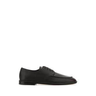 Ferragamo Lederschn&uuml;rschuhe - - Shoes - Herren - Braun - 44 EU