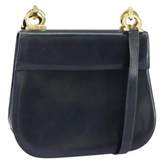Ferragamo Pre-owned Ledertasche - - Pre-owned - Damen - Blau - ONE SIZE