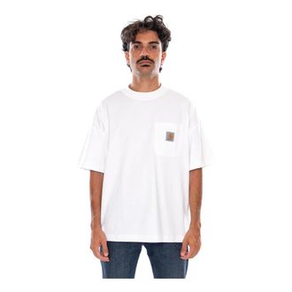 Carhartt Work in Progress S/S Work Pocket T-Shirt - - Tops - Herren - Wei&szlig; - S