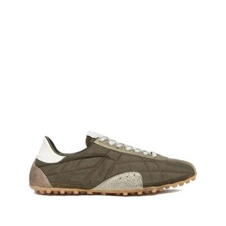 Maison Margiela Homme, Chaussures, Vert, Taille: 41 EU Sprinters Low Top Baskets