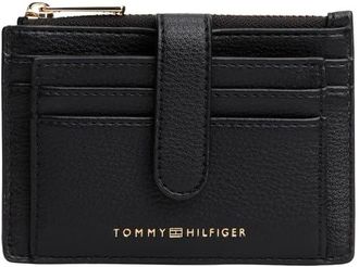 Tommy Hilfiger Th Flag CC Holder Aw0aw18027, Porte-Cartes Femme, Black (Black), Taille Unique