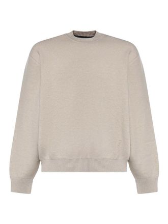 Jacquemus Pull Col Rond - Beige Clair