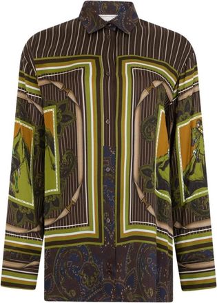 Iceberg Chemise en viscose imprim&eacute;e - Femme - Blouses et Chemises - Multicolore - Taille: 34 FR
