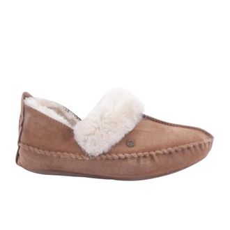 Warmbat Cognacfarbene Hausschuhe im Stil von Cognac - - Shoes - Damen - Braun - 38 EU