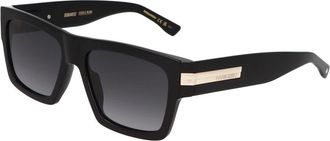 Dsquared2 Eckige Acetat-Sonnenbrille - - Accessories - unisex - Schwarzk - 56 MM