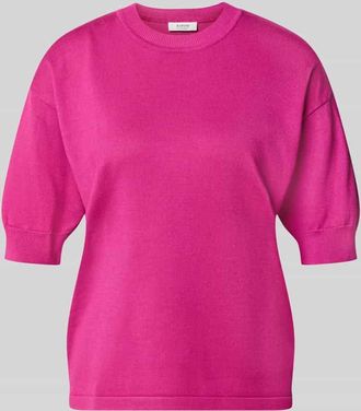 b.young Relaxed Fit T-Shirt aus Viskose-Mix