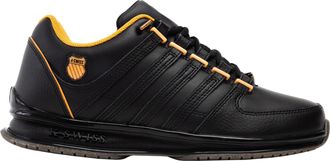 K-Swiss Herren Rinzler Sneaker, Black/Orange Poppy, 39.5 EU
