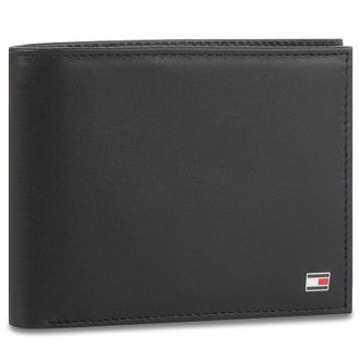Tommy Hilfiger Geldb&ouml;rse Tommy Hilfiger Eton Cc And Coin Pocket AM0AM00651 Schwarz