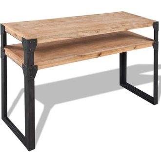 vidaXL Table console Bois dacacia massif 120 x 40 x 85 cm Vidaxl