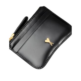 Ami Homme, Accessoires, Noir, Taille: ONE Size Porte-cartes zipp&eacute; Paris Paris