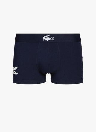 Lacoste Lot de trois boxers en coton m&eacute;lang&eacute;