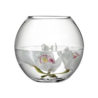 LSA International FW05 Vase rond Flower, hauteur 22 cm, transparent