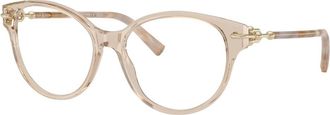 Tiffany & Co. unisex, Accessoires, Beige, Taille: 53 MM Tf2289 Optical Frame