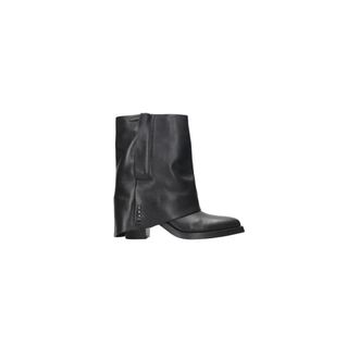 Ash Schwarzer Lederstiefelette - Tex Style - - Shoes - Damen - Schwarzk - 36 EU