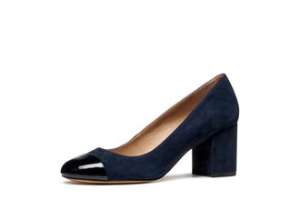 Geox Damen D VIRNILISA 65 Pump, Blue, 38 EU