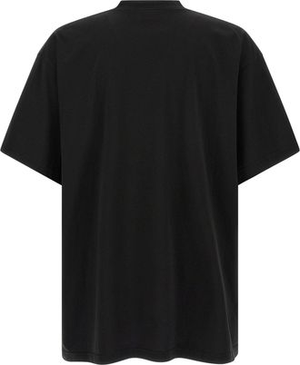 Balenciaga Graphic Print T-shirt - Black