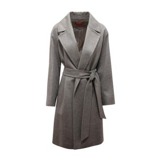 Max Mara Kaschmirmantel Studio Pazzo Hergestellt in Italien - - Coats - Damen - Grau - S