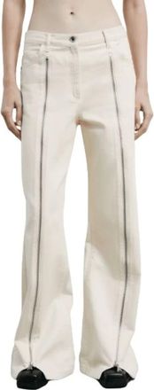 Patrizia Pepe Femme, Pantalons, Blanc, Taille: W27 Pantalon large