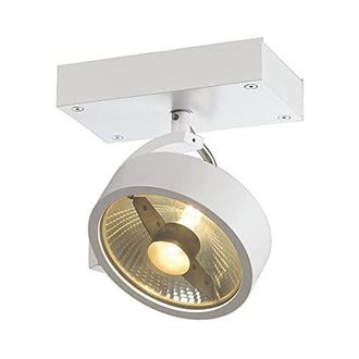 SLV Plafonnier KALU; Aluminium; blanc mat; 1 Strahler; GU10 230volts