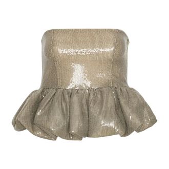 Rotate Rotate Birger Christensen, Femme, Blouses et Chemises, Brun, Taille: 36 FR Blouses