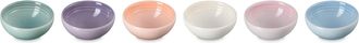 LE CREUSET Le Creuset Vancouver Pinch-Schalen, Steingut, Pastellfarben, 6 St&uuml;ck