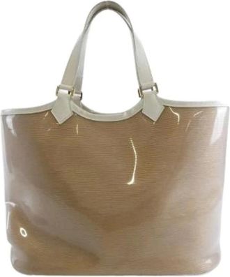 Louis Vuitton unisex, Pre-owned, Beige, Taille: ONE Size Sac cabas Pre-owned Epi Plage Lagoon Bay en PVC