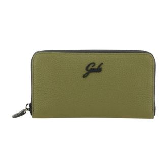 Gabs Schwarzes Lederportemonnaie mit Rei&szlig;verschluss-Kartenschlitz - - Accessories - Damen - Gr&uuml;n - ONE SIZE
