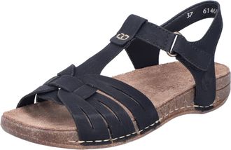 Rieker Damen Sandalette in schwarz - Gr. 39