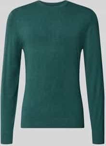 Mc Neal Strickpullover mit geripptem Rundhalsausschnitt