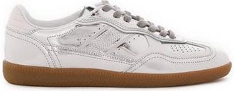 Alohas Baskets Tb.490 en cuir m&eacute;tallis&eacute;