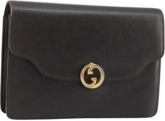 Gucci Sac pochette vintage doccasion - Femme - Pre-owned - Brun - Taille: ONE Size