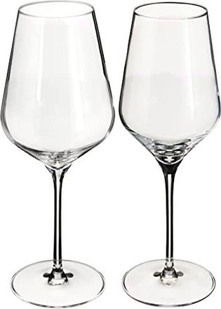St&ouml;lzle 12-tlg Glas-Set Quatrophil mit 6 Rotweingl&auml;ser und 6 Wei&szlig;weingl&auml;ser 12-tlg Set sp&uuml;lmaschinenfest bruchsicher wie mundgeblasen edles Kristallglas 12-tl