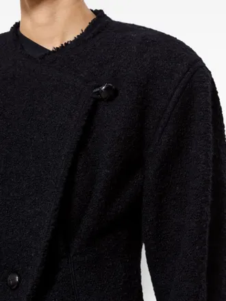 Isabel Marant Boucl&eacute; Wool Blend Blazer - Black