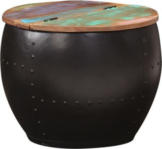 vidaXL Couchtisch 53x43 cm Altholz Massiv Vidaxl