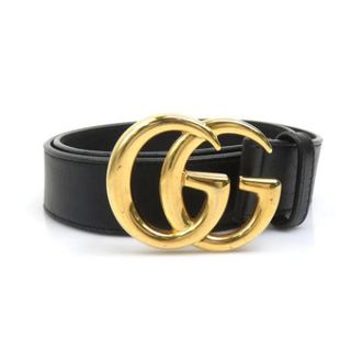 Gucci unisex, Pre-owned, Noir, Taille: ONE Size Ceinture en cuir vintage doccasion