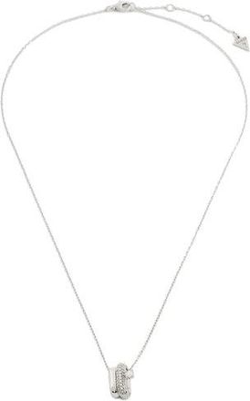 Guess Halskette JSBN04 508JW Silberfarben