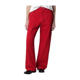 R&oacute;he Femme, Jeans, Rouge, Taille: 36 FR L30 Signature Baggy Fit Jeans