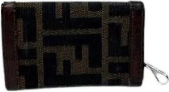 Fendi Porte-cl&eacute;s / Porte-cartes vintage doccasion - Femme - Pre-owned - Brun - Taille: ONE Size