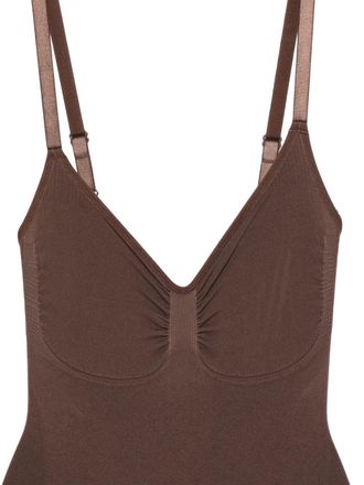 032c Seamless Thong Bodysuit - Brown