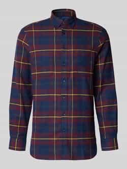 Christian Berg Regular Fit Freizeithemd mit Button-Down-Kragen