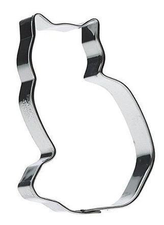 Gastromax GastroMax - Emporte Pièce Patisserie pour Biscuits - en Forme de Chat - 9 cm - Moule à Biscuits pour des Cookies Originaux - Pour Rendre un Anniversai