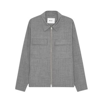 Nn.07 Nn07, Homme, Vestes, Gris, Taille: M Alban Zipper Jacket