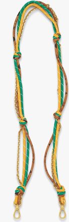 MCM Aren Shoulder Strap in Cotton and Visetos