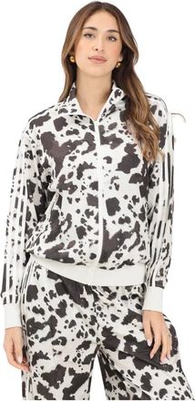 adidas Femme, Pulls, Multicolore, Taille: 38 FR Satin Track Top