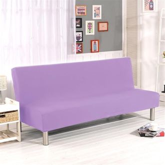 Generic Einfarbig Sofabett&uuml;berzug Polyester Spandex Stretch Futon Schutzh&uuml;lle Protector Elastisch Vollklappbar Couch Sofa Shield Klappcouch Ohne Armlehnen Ant