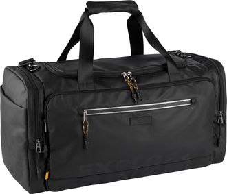 Camel Active Herren Explore Weekend Bag aus recyceltem Nylon Schwarz, Menswear-L