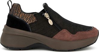 Dr. Scholls Scholl Damen Calgary Zip Sandale, Dunkelbraun, 39 EU