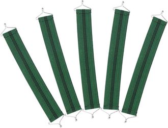 NUOBESTY 5 St&uuml;ck Elastische Verst&auml;rkungsgurte aus Bruchsicherem Material In Gr&uuml;n Zur Befestigung Von Relaxsesseln und Gartenliegen